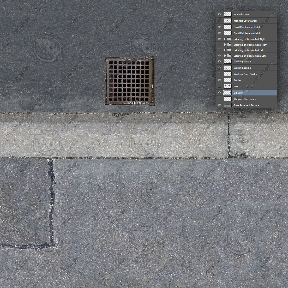 pavement street 3d model