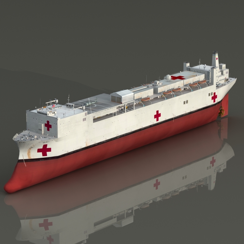 3dsmax usns mercy t-ah-19