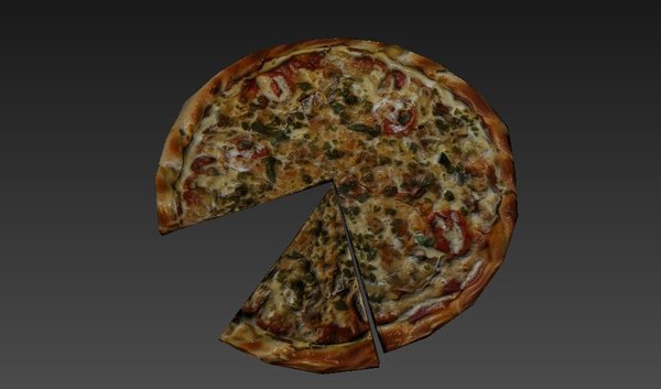 3d pizza model
