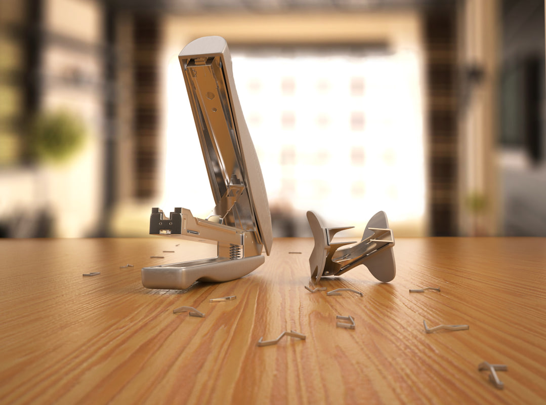 3d stapler model
