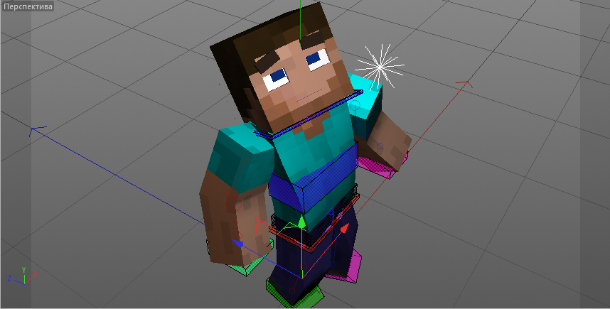 steve rig 3d c4d