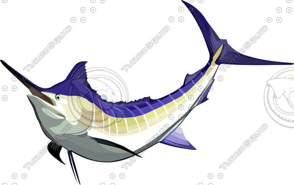 Shapes Adobe Illustrator marlin blue vector