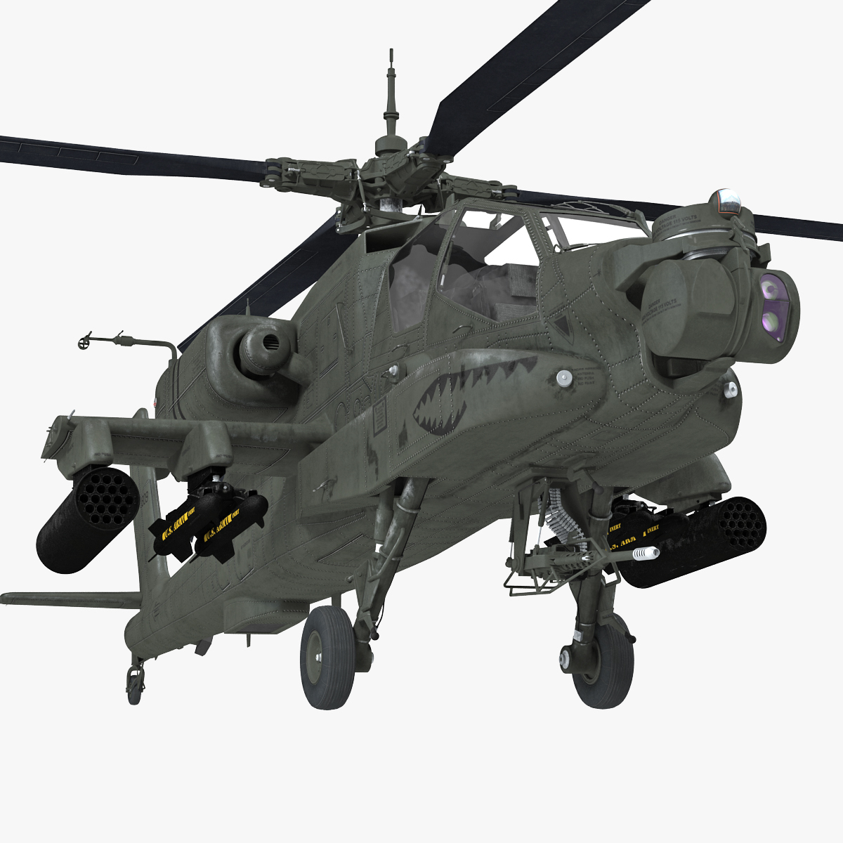 3d ah-64 apache