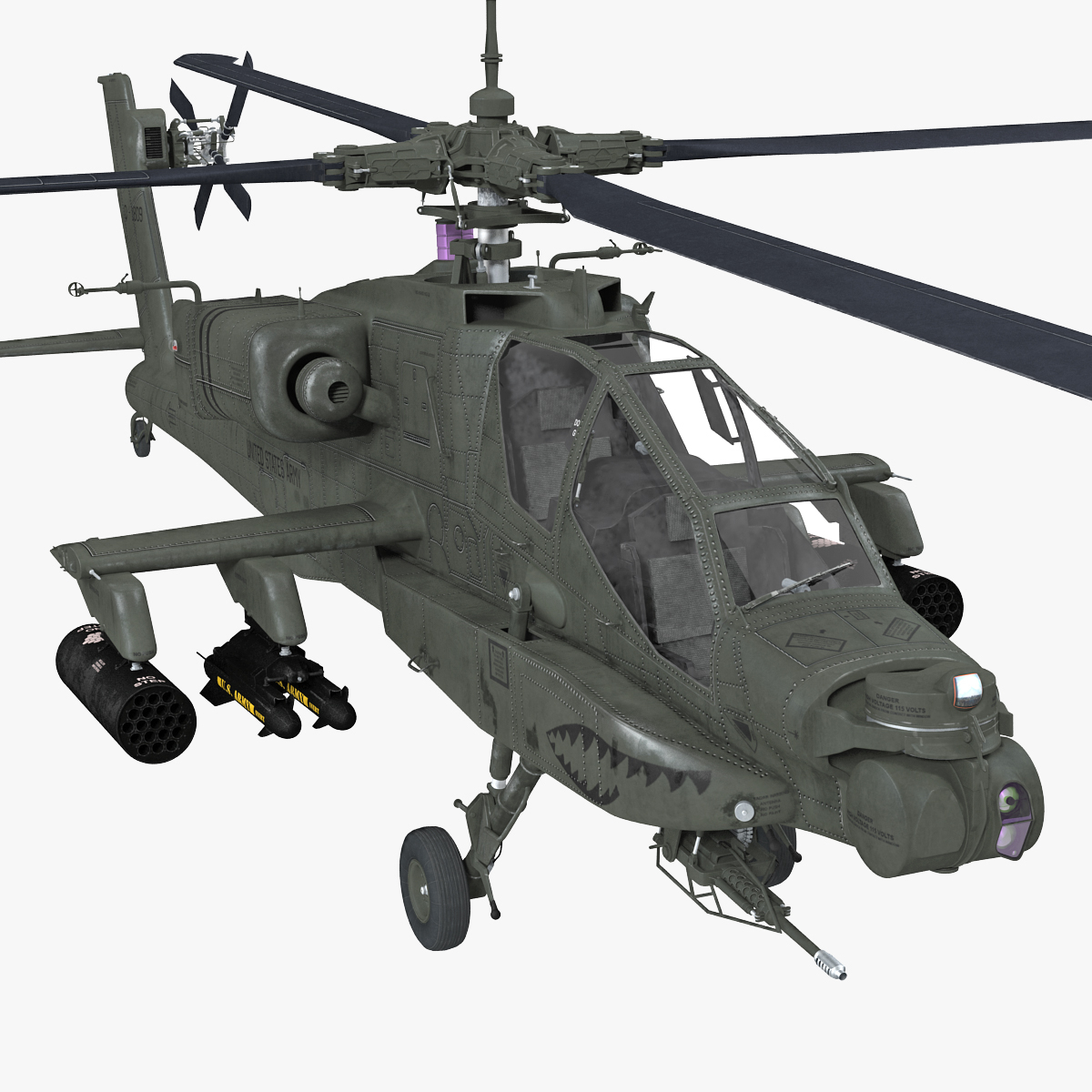 3d ah-64 apache