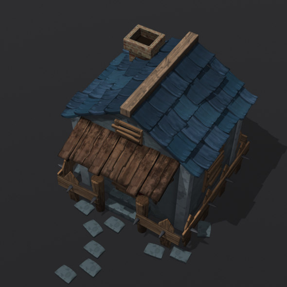 house post apocalyptic 3d max