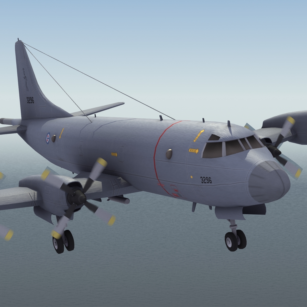 3d p-3 orion rnoaf model