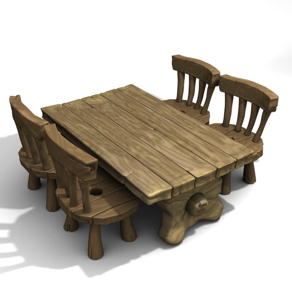 cartoon table set lwo