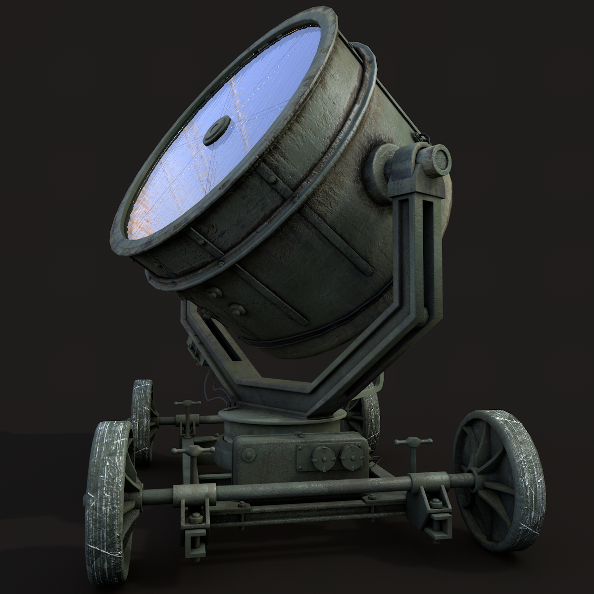 c4d military searchlight