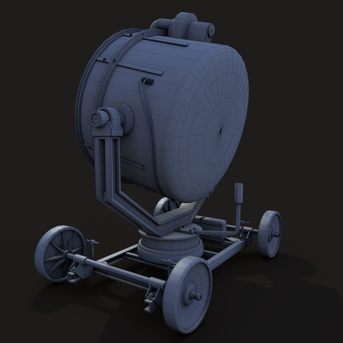 c4d military searchlight