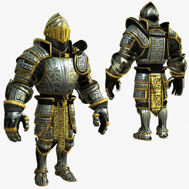 3d model knight series