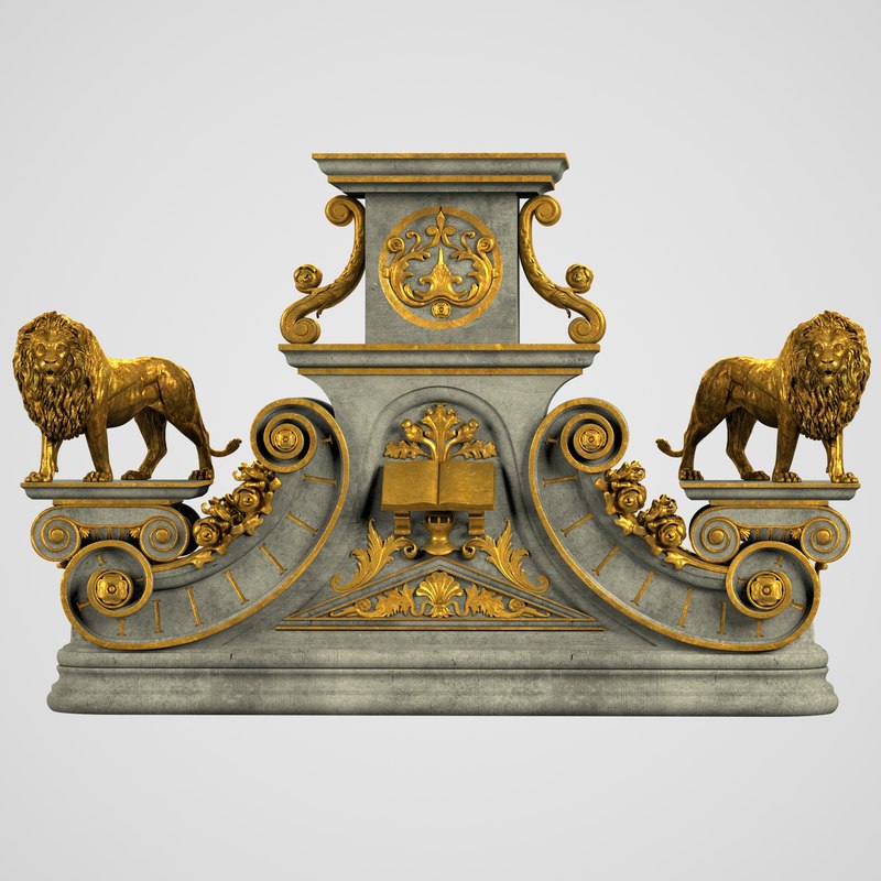 statue base 3d model