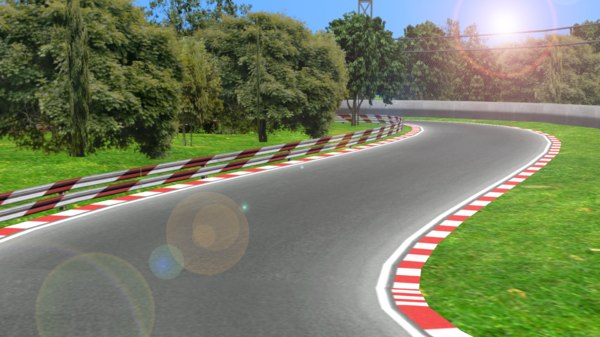 Racetrack 3D Models for Download | TurboSquid
