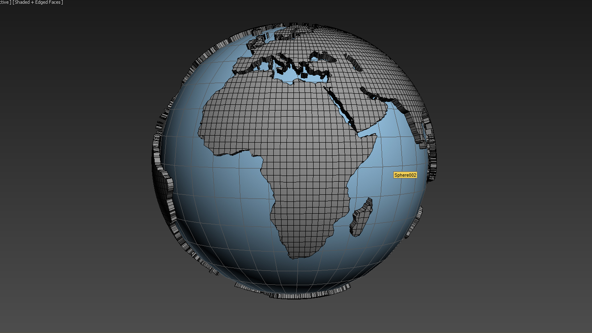 world globe 3d model