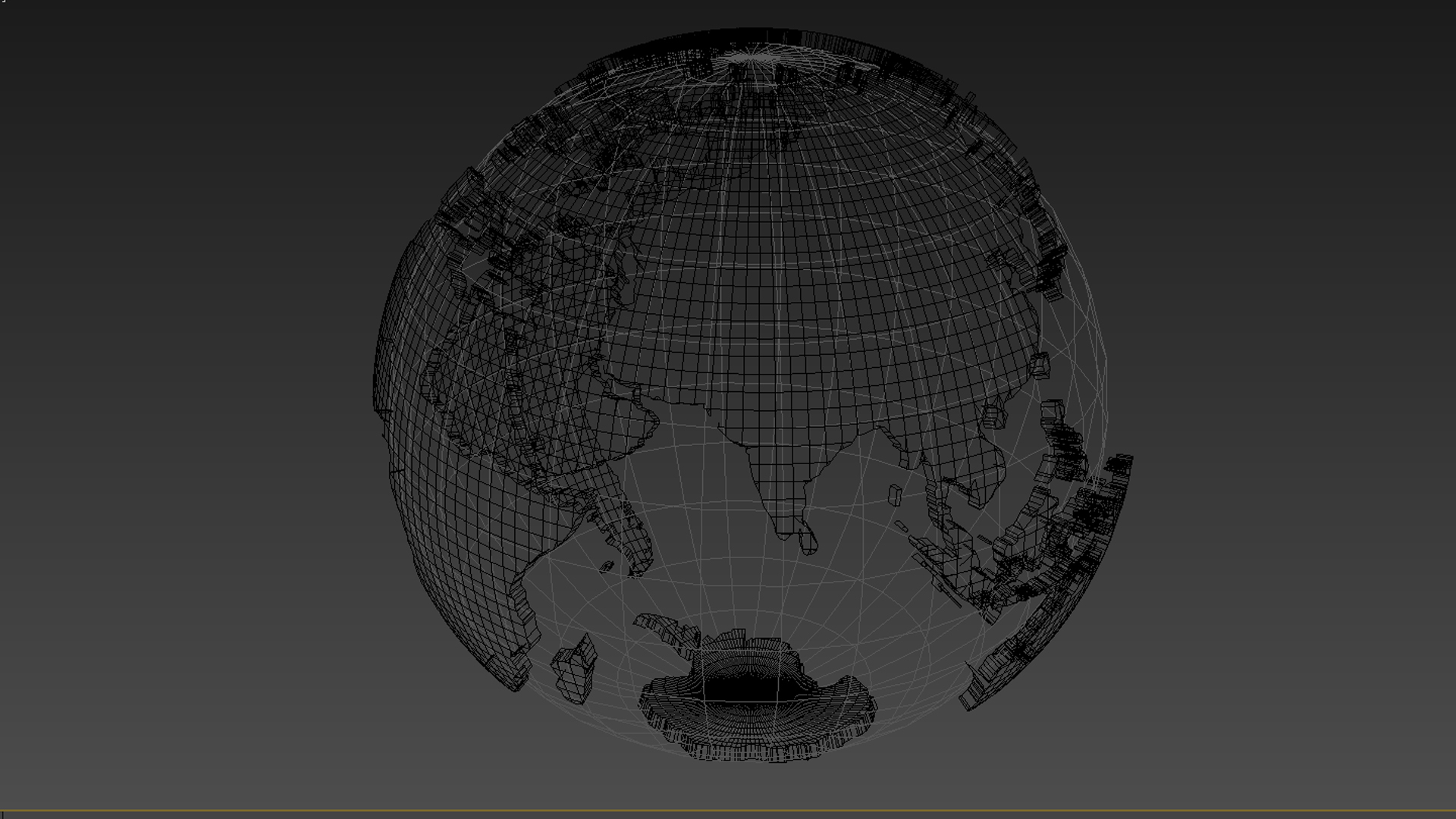 world globe 3d model