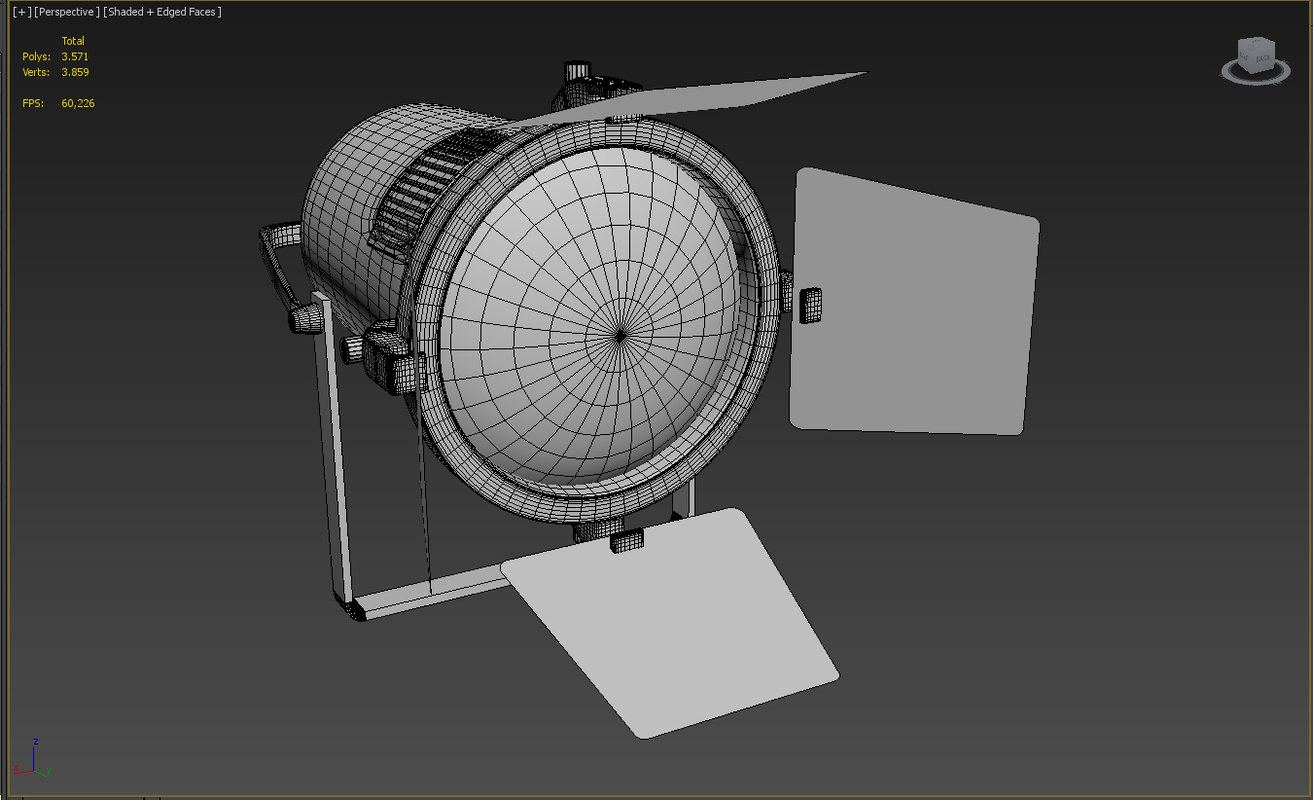 3ds max stage lighting spot