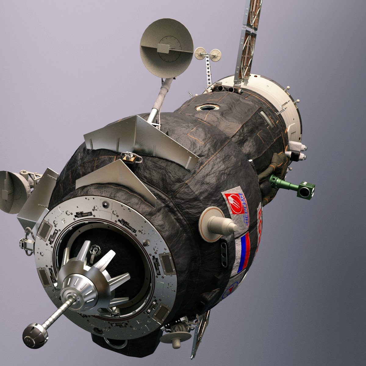 3d obj soyuz orbiter