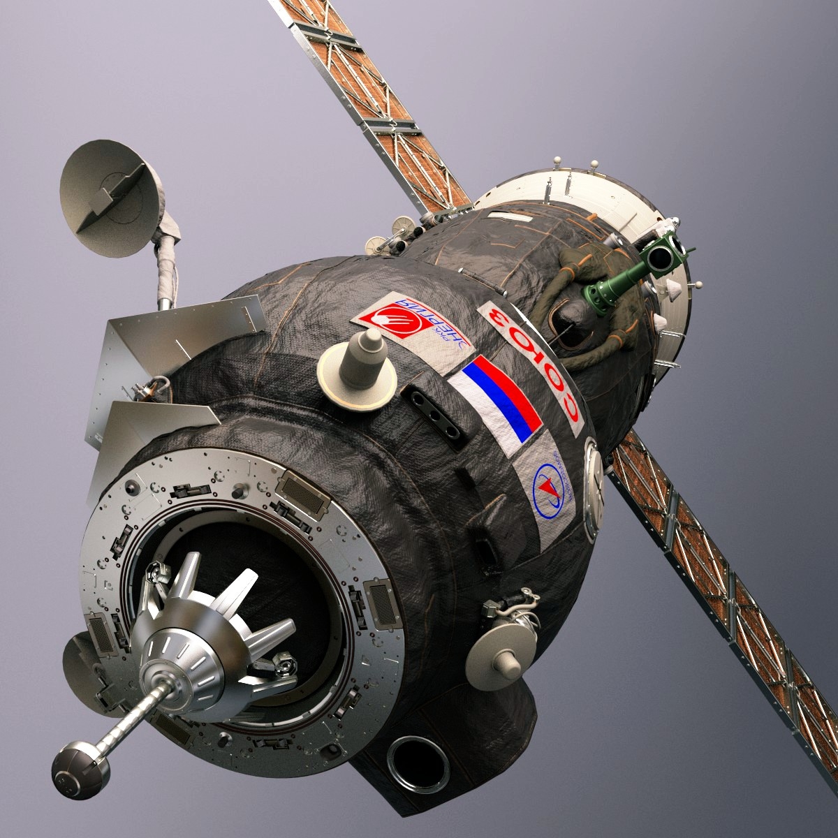 3d obj soyuz orbiter