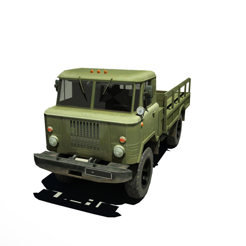 3d model of gaz 66