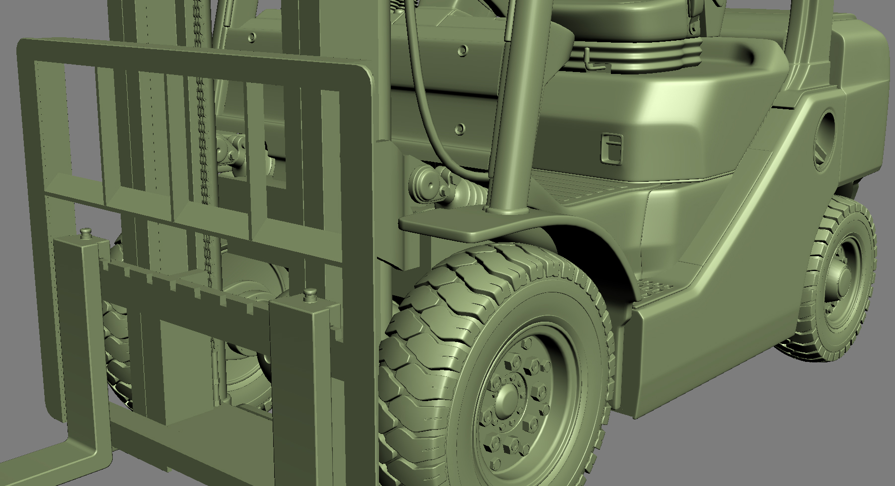 3d toyota forklift 25 model