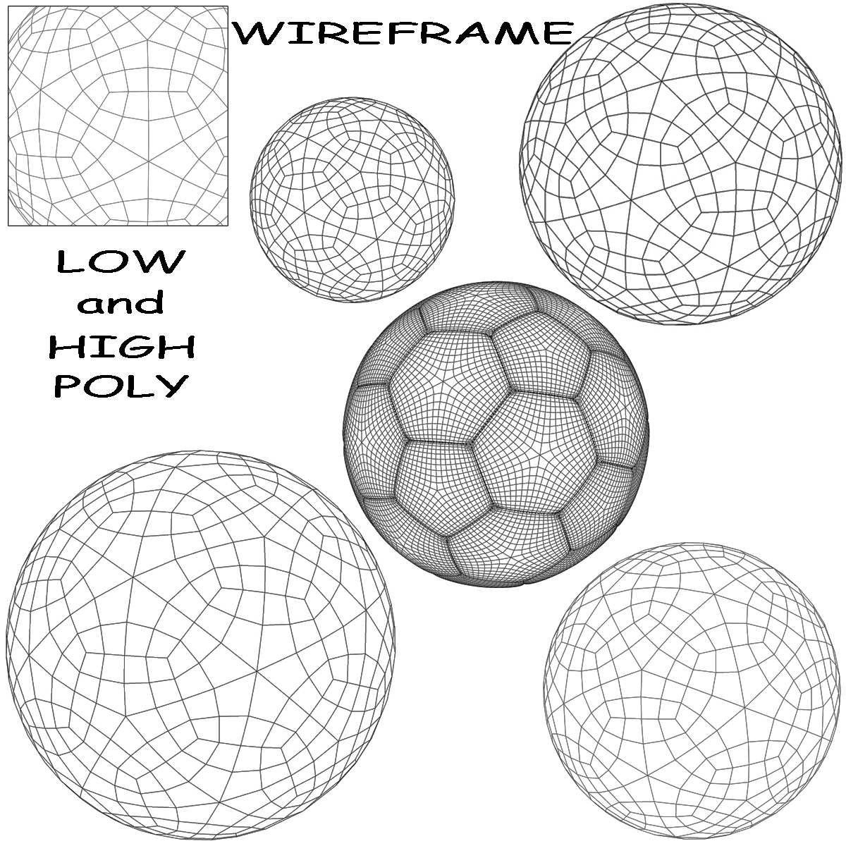 3d model ball soccer blue