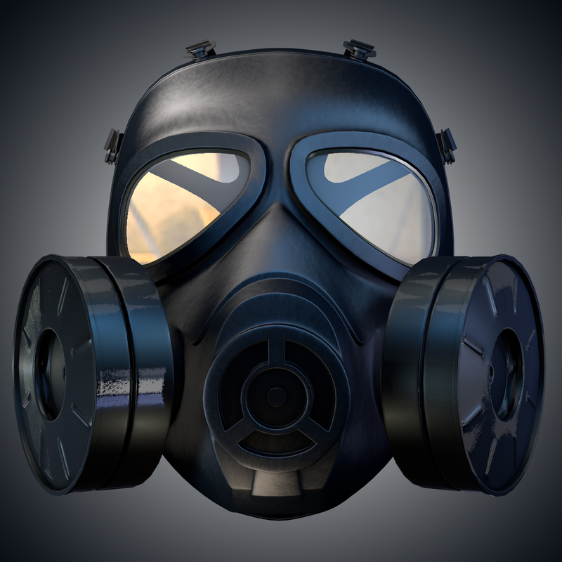 c4d gas mask