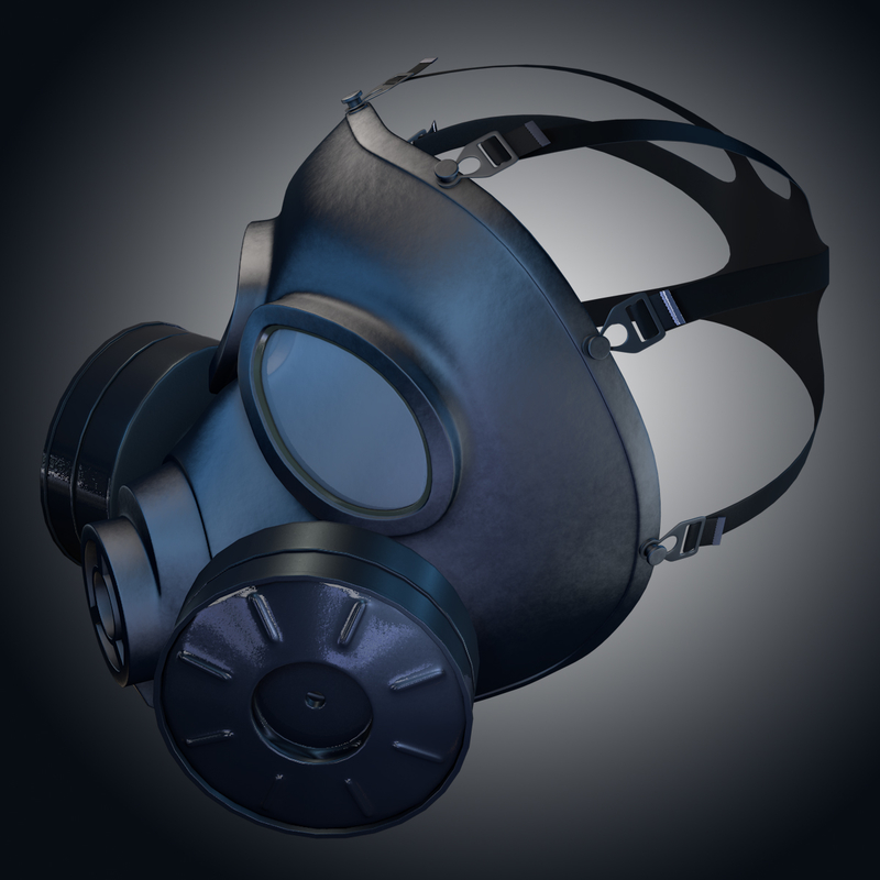 c4d gas mask