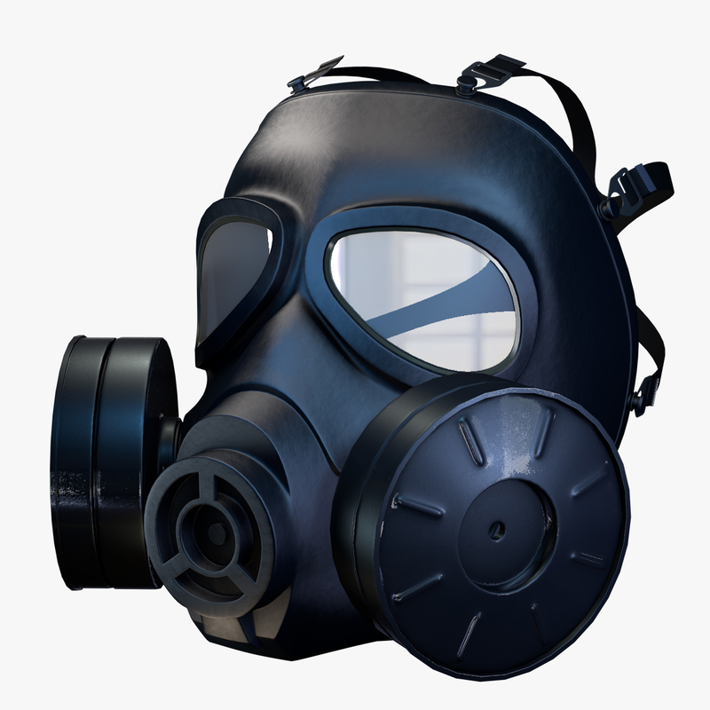 c4d gas mask