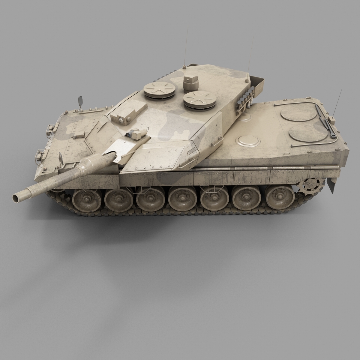 leopard 2 revolution 2a4 3d 3ds