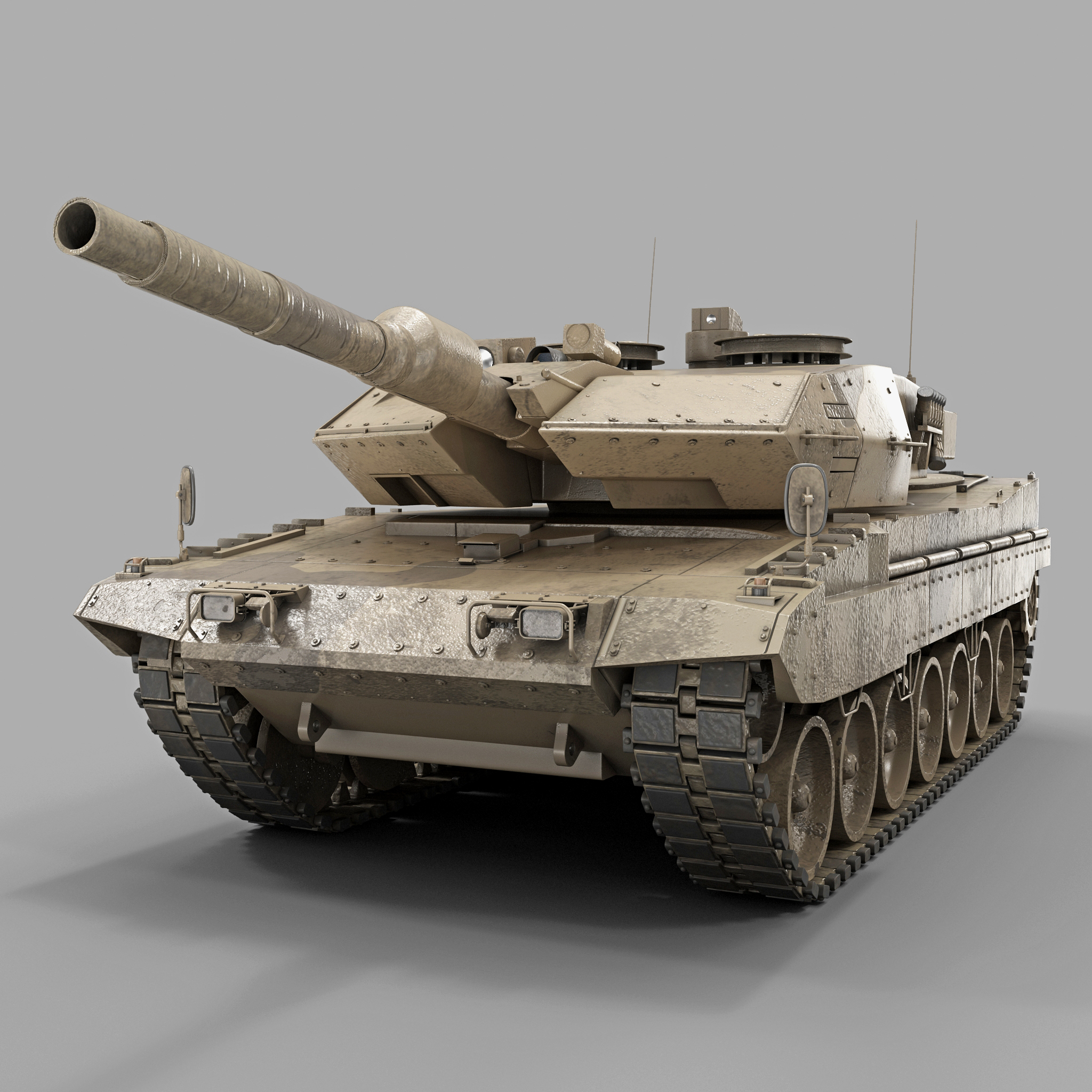 leopard 2 revolution 2a4 3d 3ds