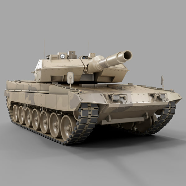 leopard 2 revolution 2a4 3d 3ds