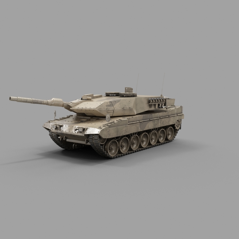 leopard 2 revolution 2a4 3d 3ds