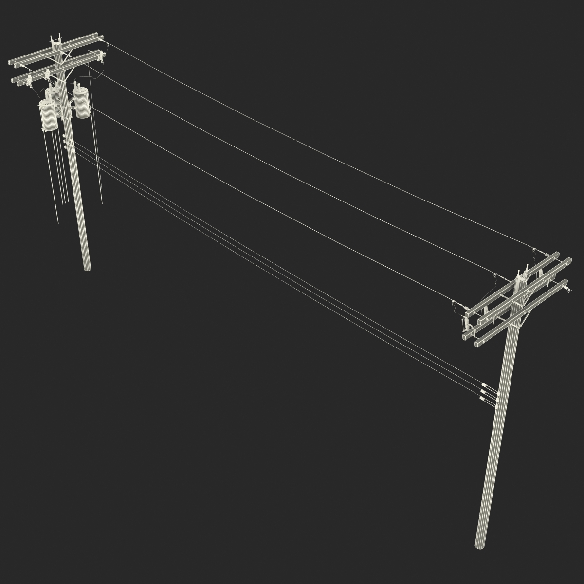 3ds max utility pole