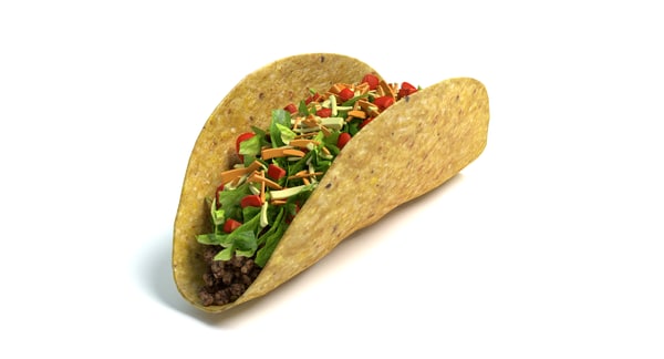 3d model taco