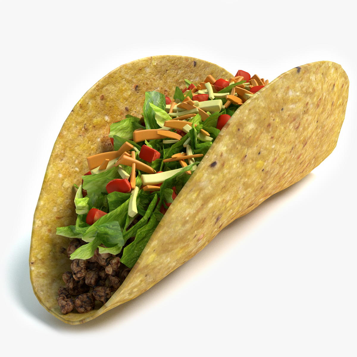 3d model taco