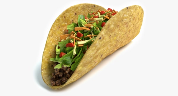 3d model taco