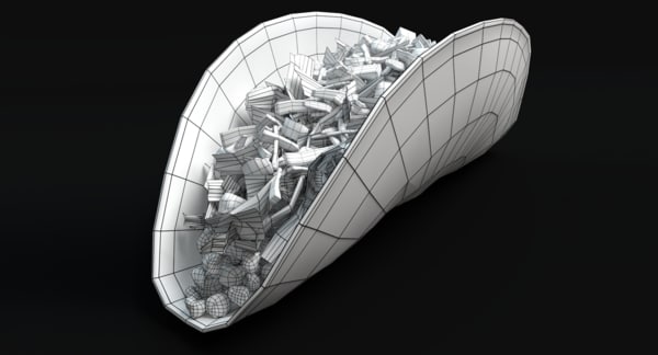 3d model taco
