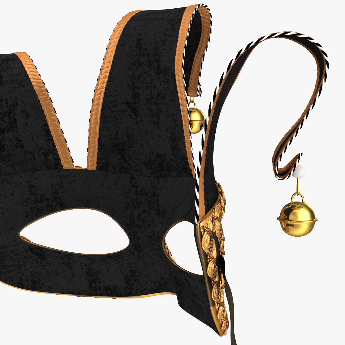 3d model joker masquerade mask