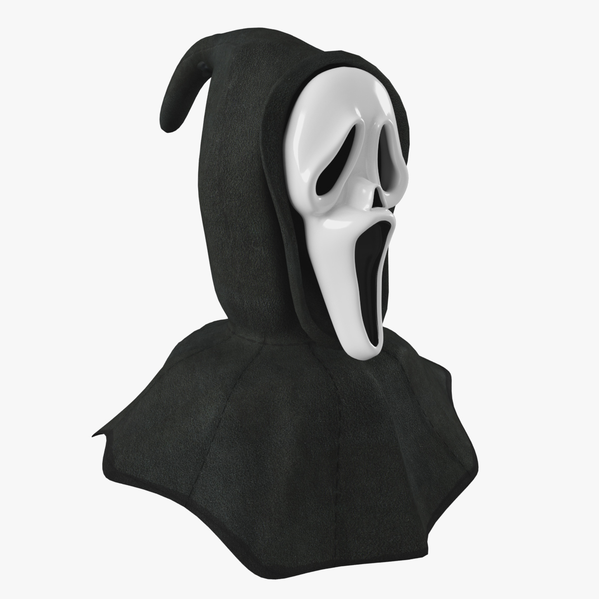 3d mask scream hood