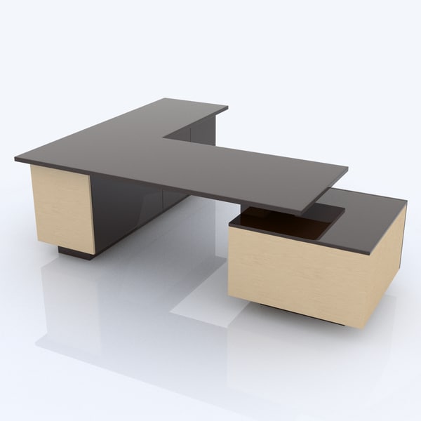 3d office table