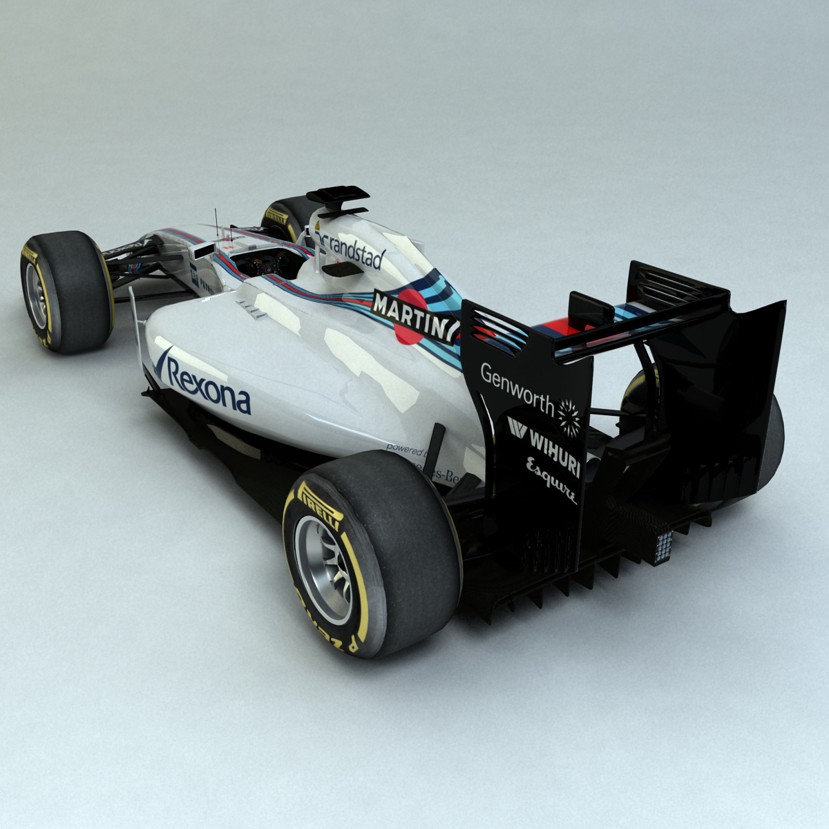 2015 formula 1 williams 3d model