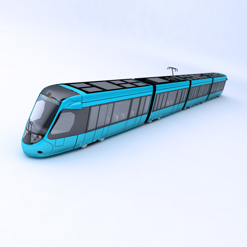 train alstom 3d model