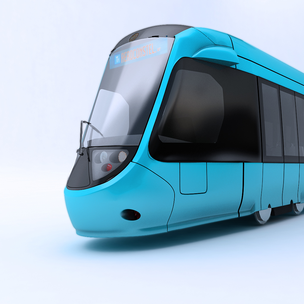 train alstom 3d model