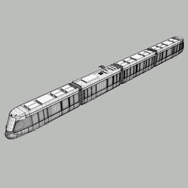 train alstom 3d model
