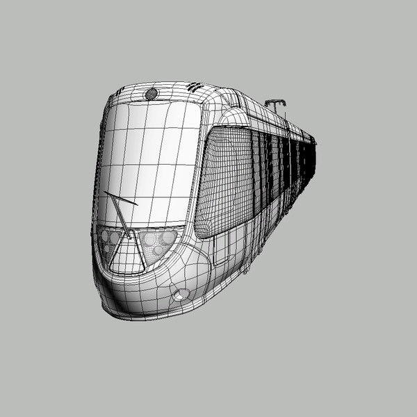 train alstom 3d model