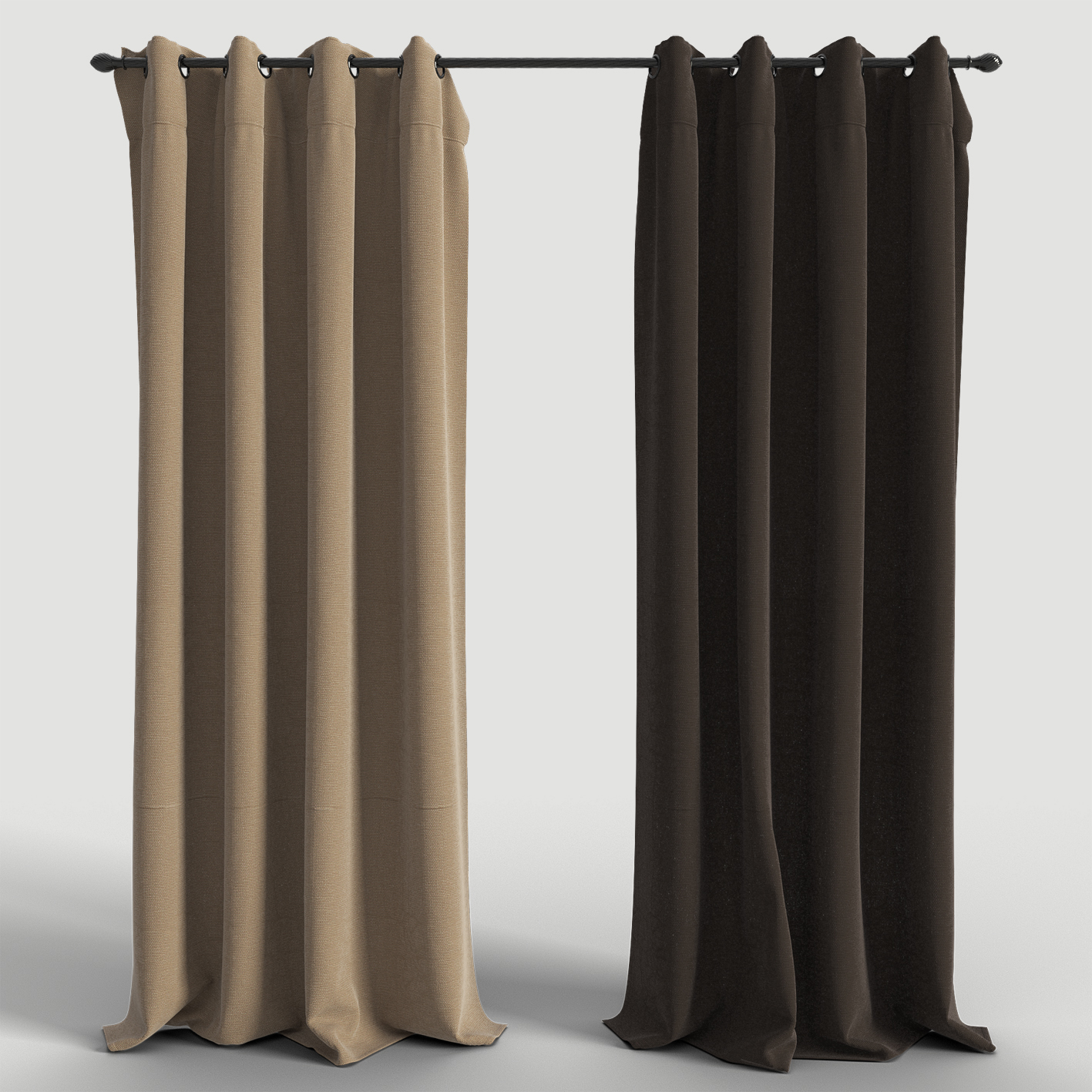 curtains 3d model