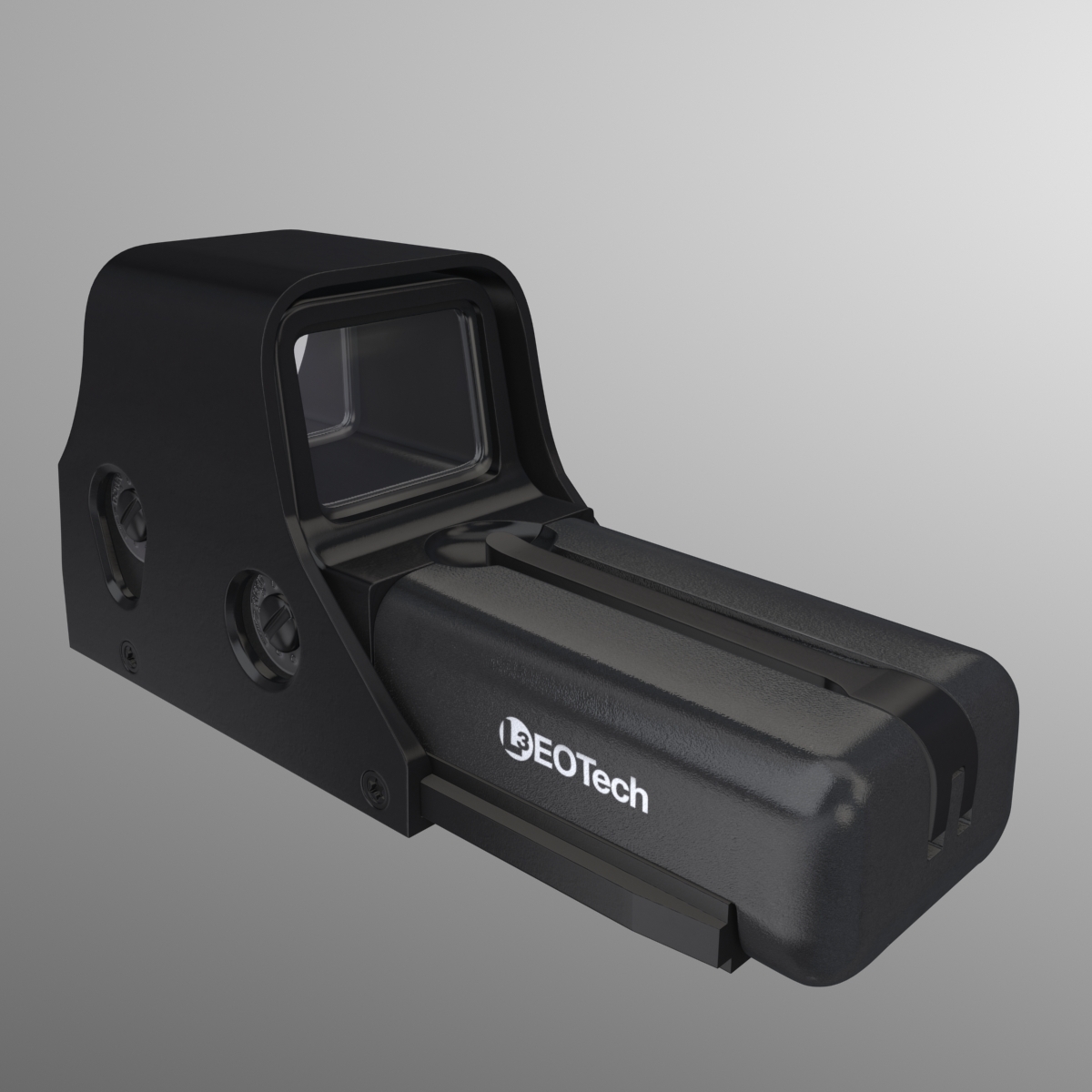 3ds max eotech 552 holographic rifle