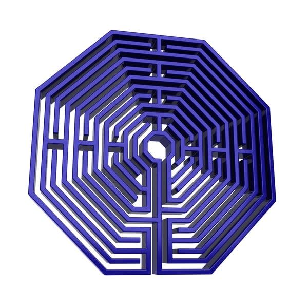 maze octagonal 3ds