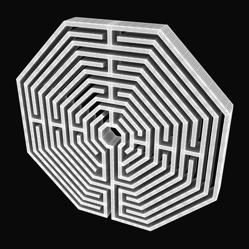 maze octagonal 3ds