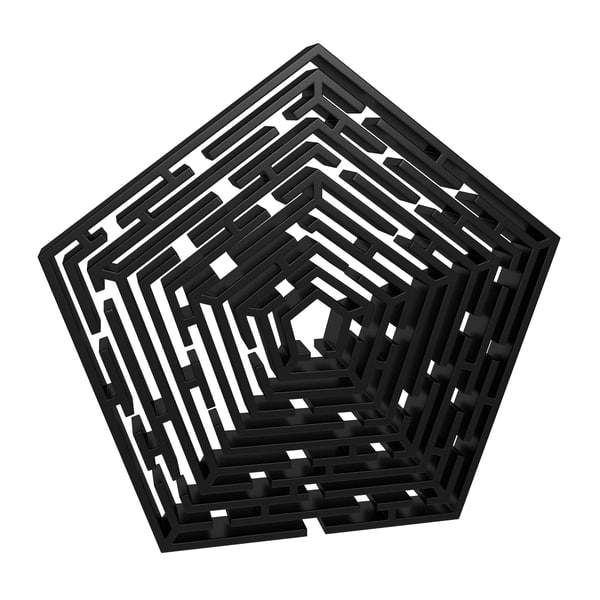 maze pentagon 3d model