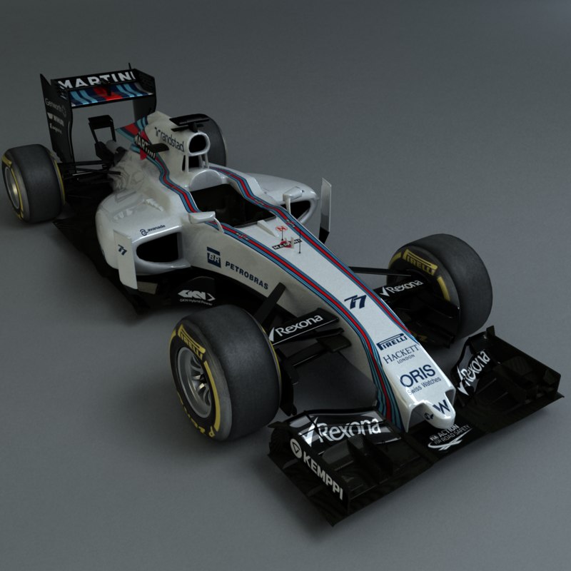 2015 formula 1 williams 3d model